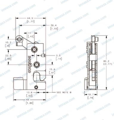 LOQUET ROTATIF INOX 316 SOUTHCO R4-10-22-502-20